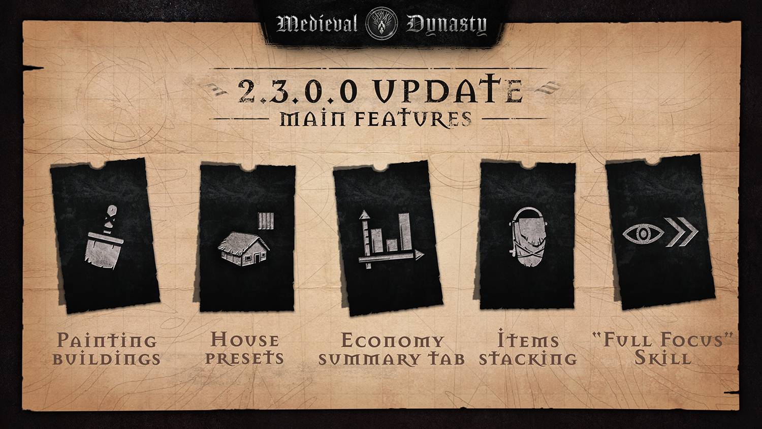 Medieval Dynasty,  краткий обзор обновления 2.3.0.0  "Paint Your Town".