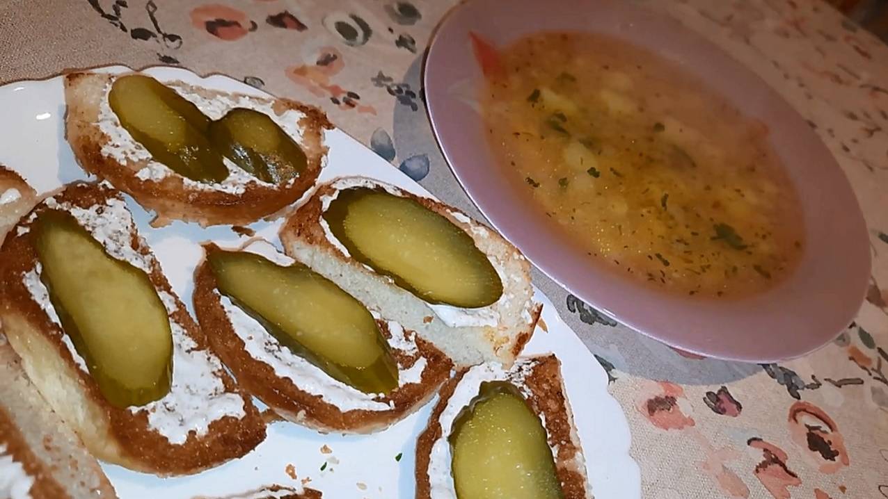 Гороховый суп (постное блюдо)