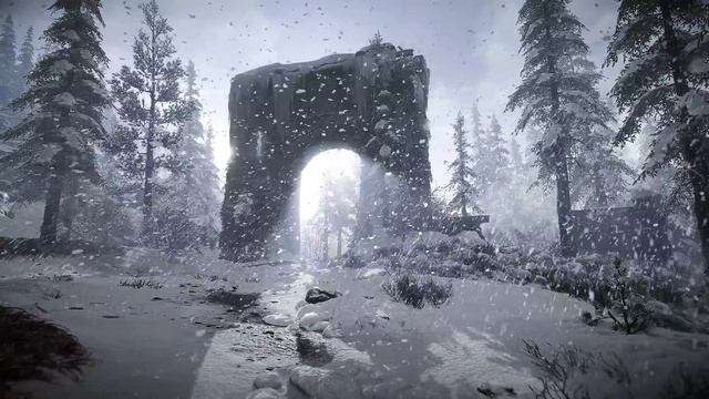 Вьюга, снежная буря, зимние ветра - 10 часов для сна