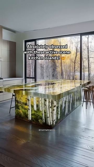 Кухонные столы с активной 3D сценой