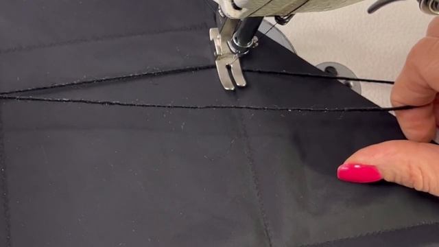 Как вшить кордовую нить в стежку К. Ковалевская