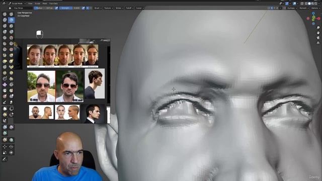 19. Feedback on a not skiny guy head