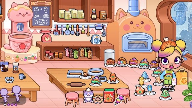 Настя в кондитерской в Avatar World