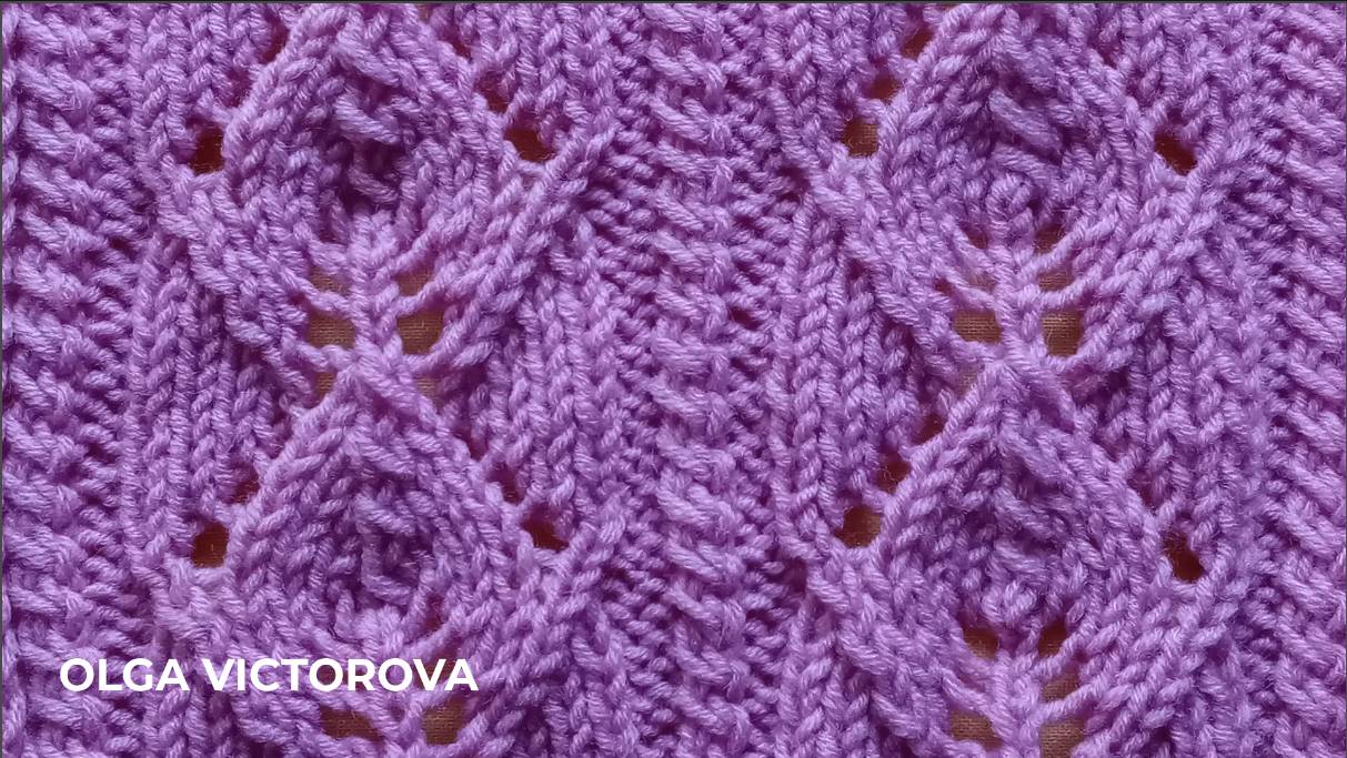 457 АЖУРНЫЕ ДОРОЖКИ СПИЦАМИ Вязание Узоры спицами