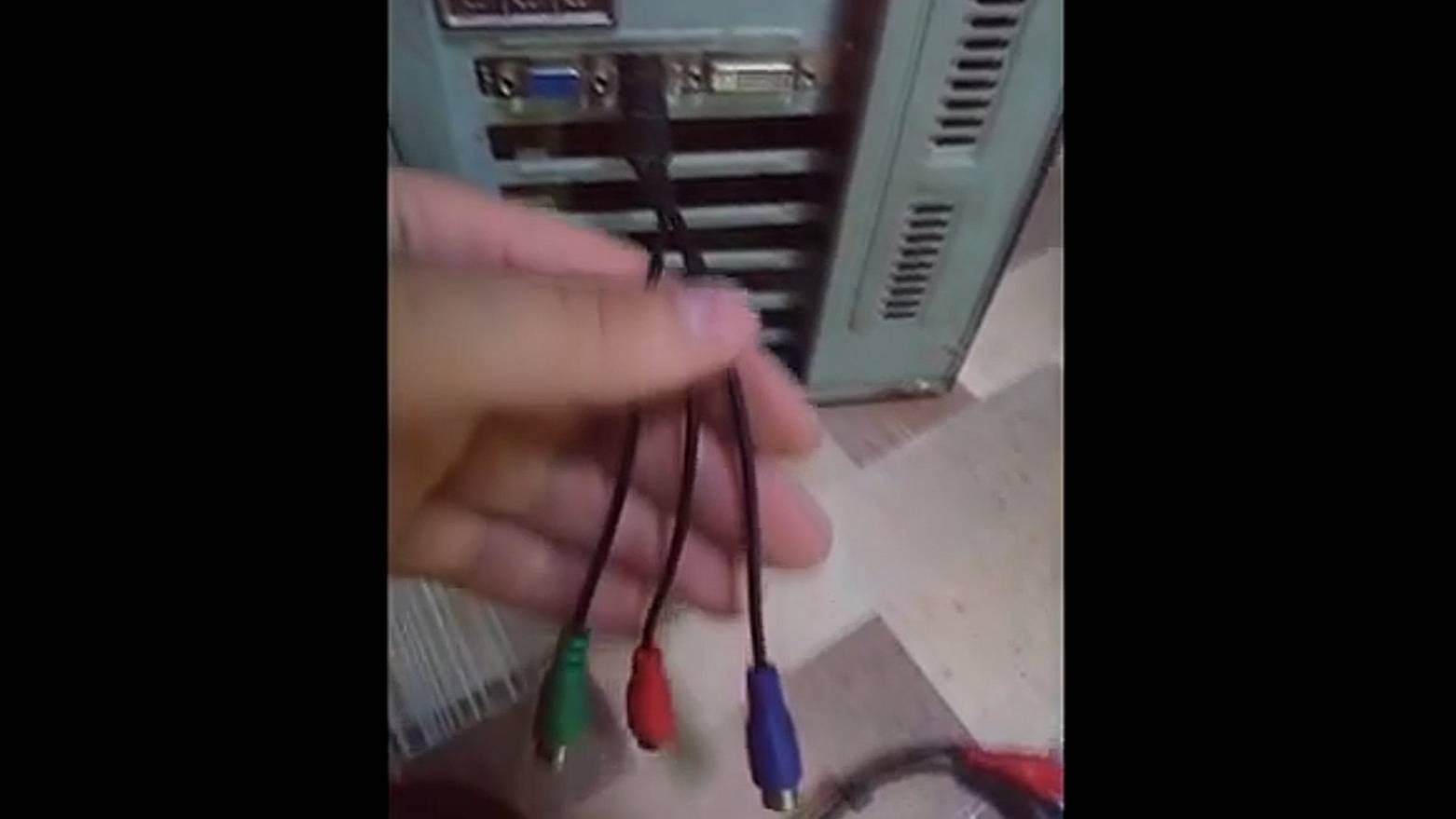 Как подключить компонентный Pb Pr Py (Pb,Pr,Py или PbPrPy) выход видеокарты к телевизору