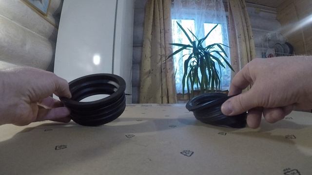 Манжет переходной канализационный 123х110,124х110 для чугунной канализации диаметром 110.