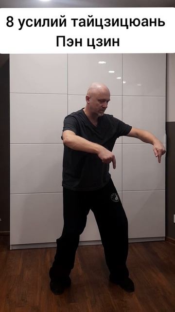 8 базовых усилий Тайцзицюань.  Пэн цзин #тайцзицюань #цигун #shorts #двигайся_в_потоке