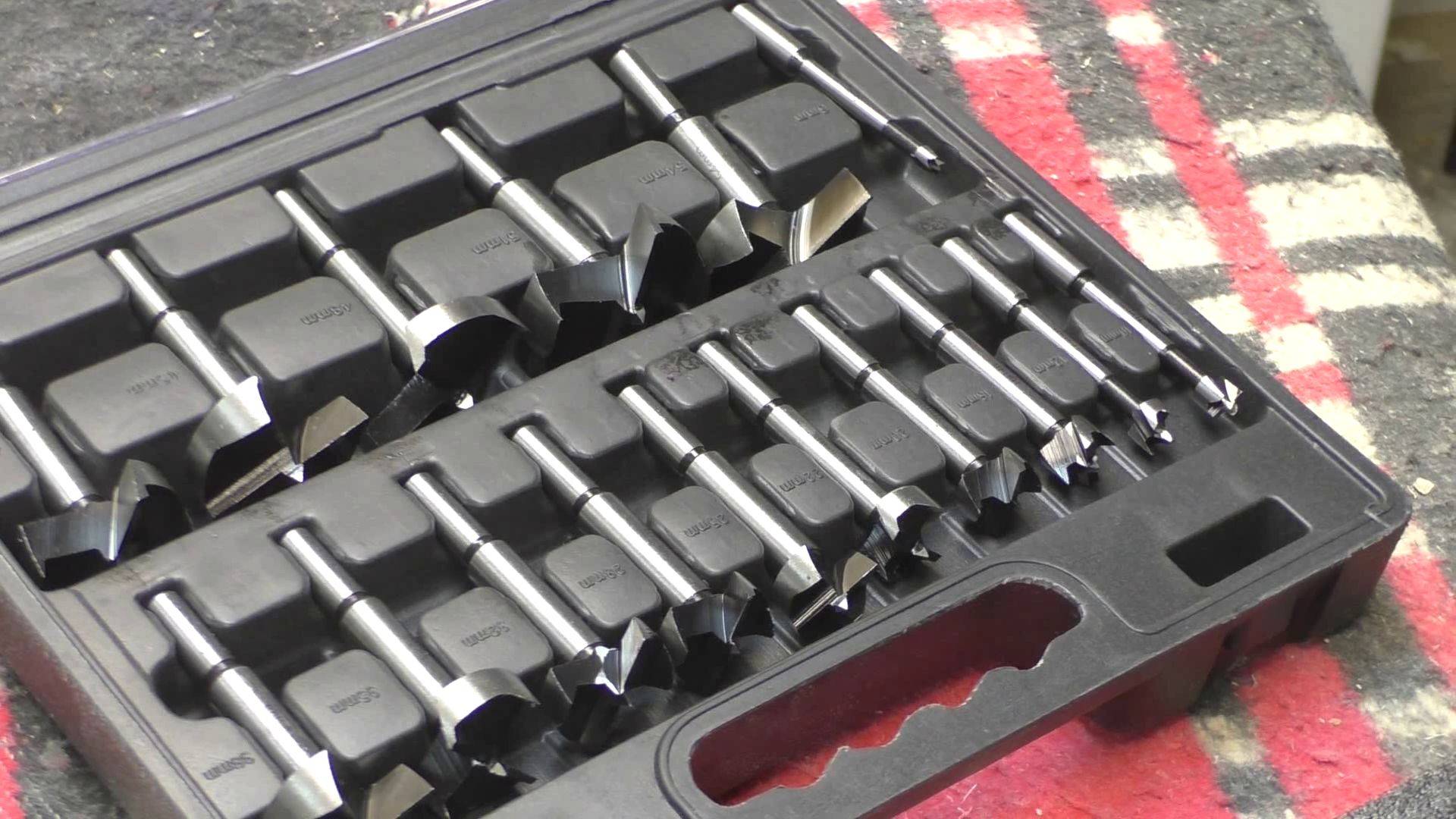 Набор свёрл форстнера PROCUT 16 шт. С хвостовиком одного диаметра 9,52 мм.