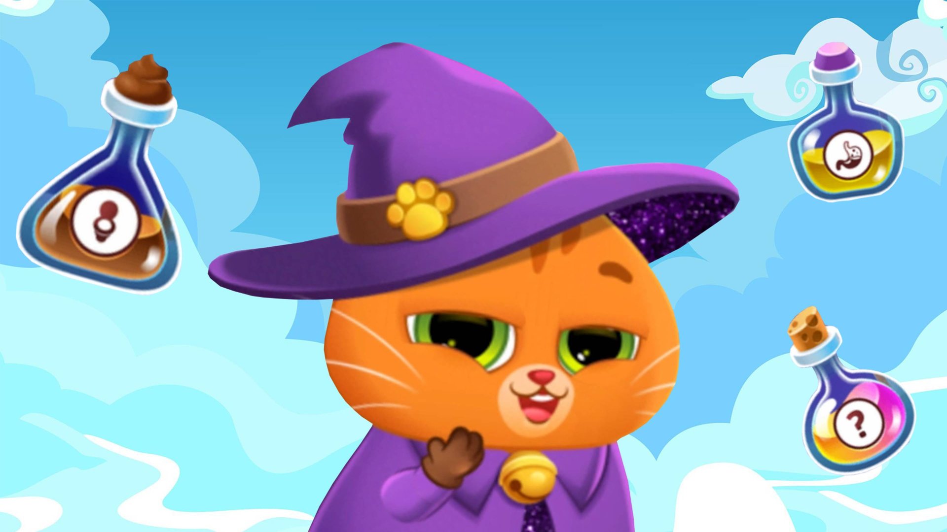 Суровый КОТИК БУБУ 2 №11. Зелья и кот чародей. Мультик ИГРА про котят на Хвостик ТВ