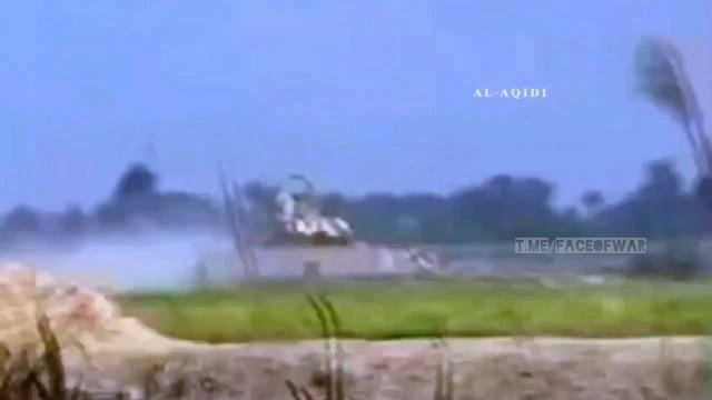 Подрыв БМП М-2 Bradley на мощнейшем СВУ партизан