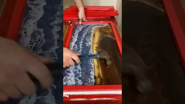 Создание стола с видом 3D океана