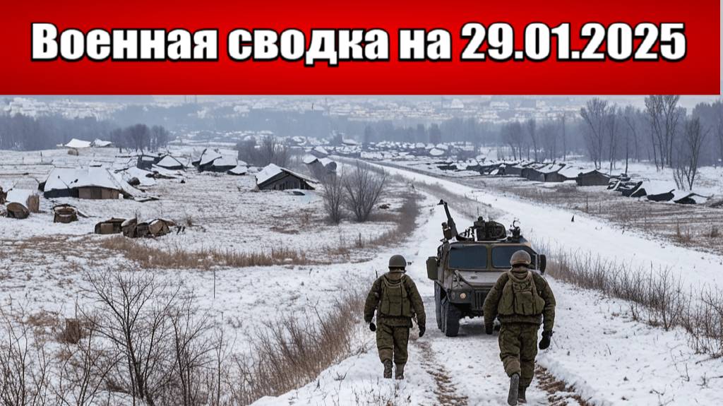 «В Торецке бойня: ВСУ пытаются удержать последние рубежи в городе!»: Военная сводка на 29.01.2025