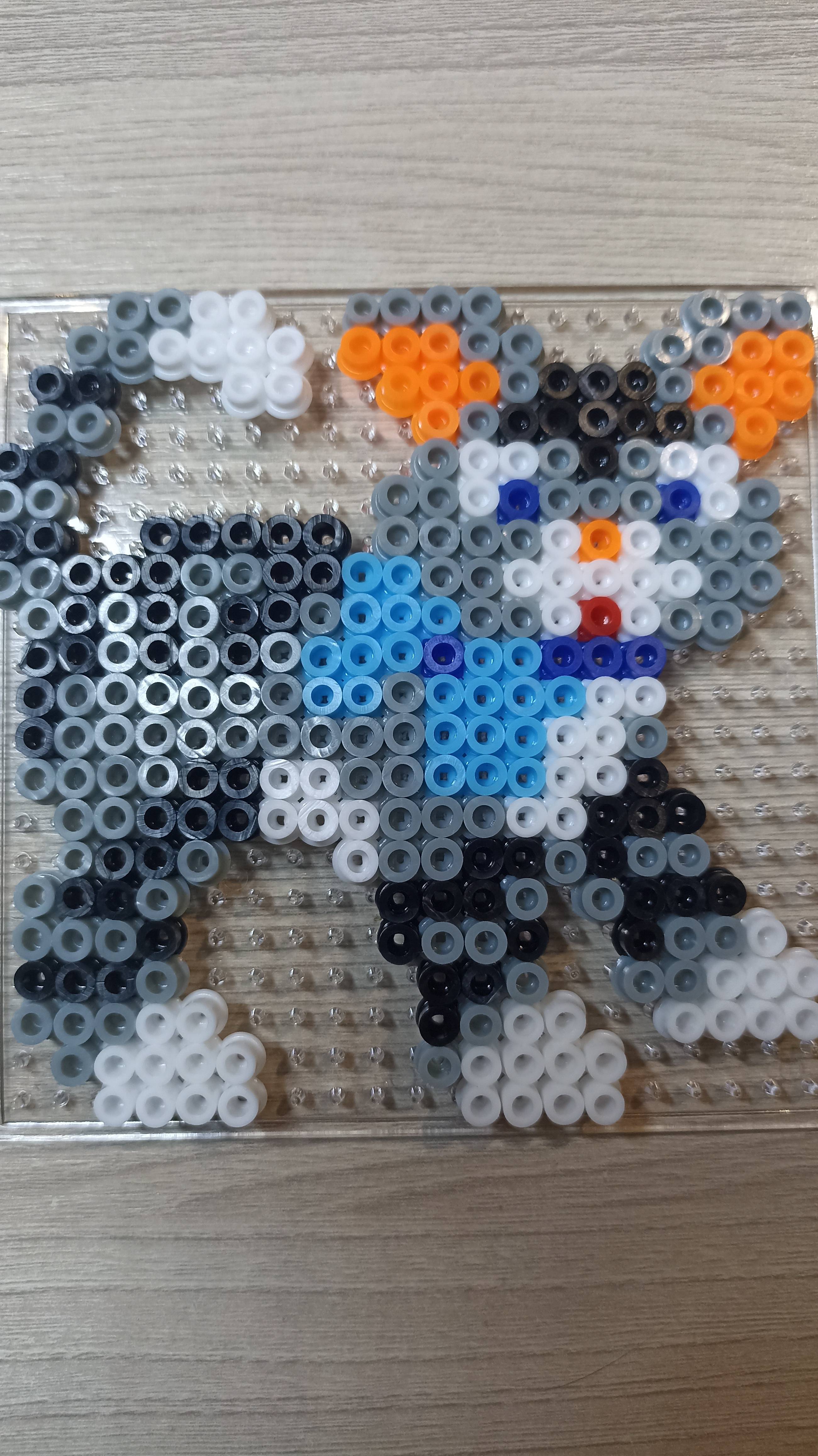 Кошка из термомозаики