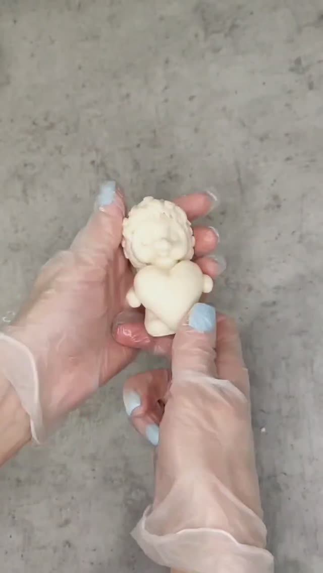 Силиконовая форма №1806 "Ёжик с сердцем"