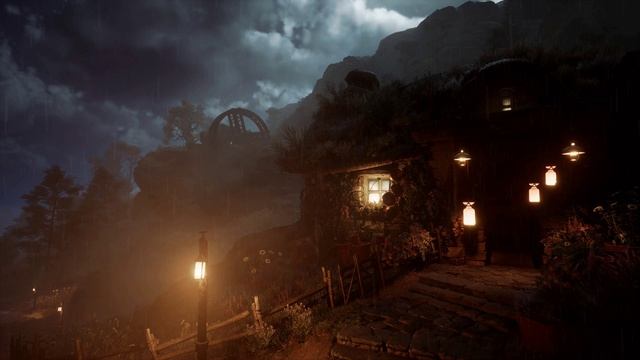 Приятный и умиротворяющий звук дождя с громом для изучения сна от бессонницы