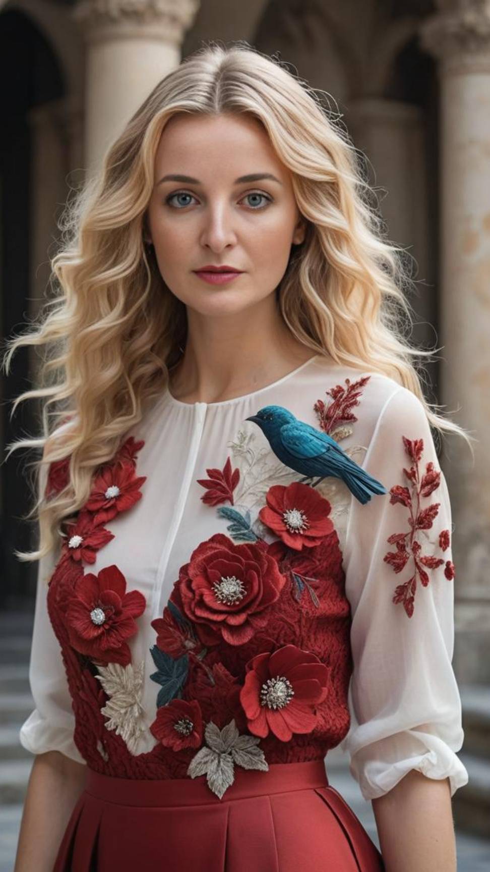 Кроп-топ с объемными 3D-цветами! Смелый баланс нежности!🎨