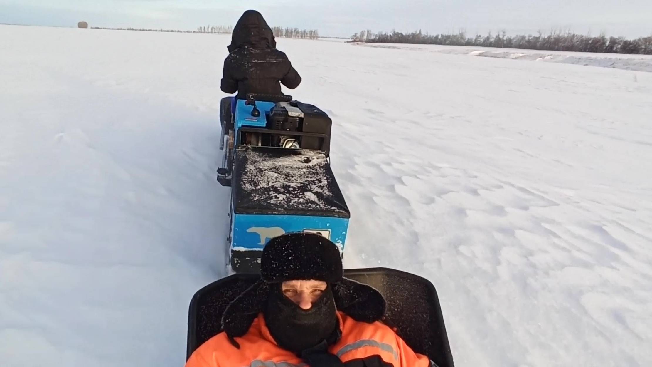 Доработки снегохода, небольшое ТО и поездка за дровами