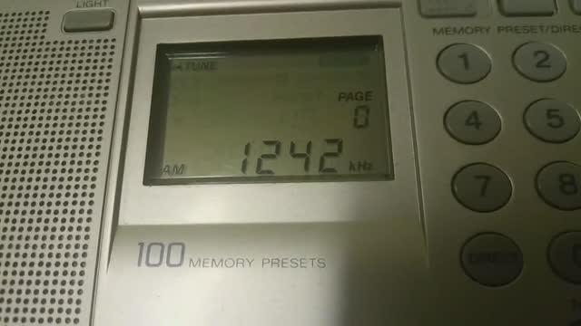 1242 kHz VOV5 Foreign Service (Cần Thơ, VTN) 17.09.2018