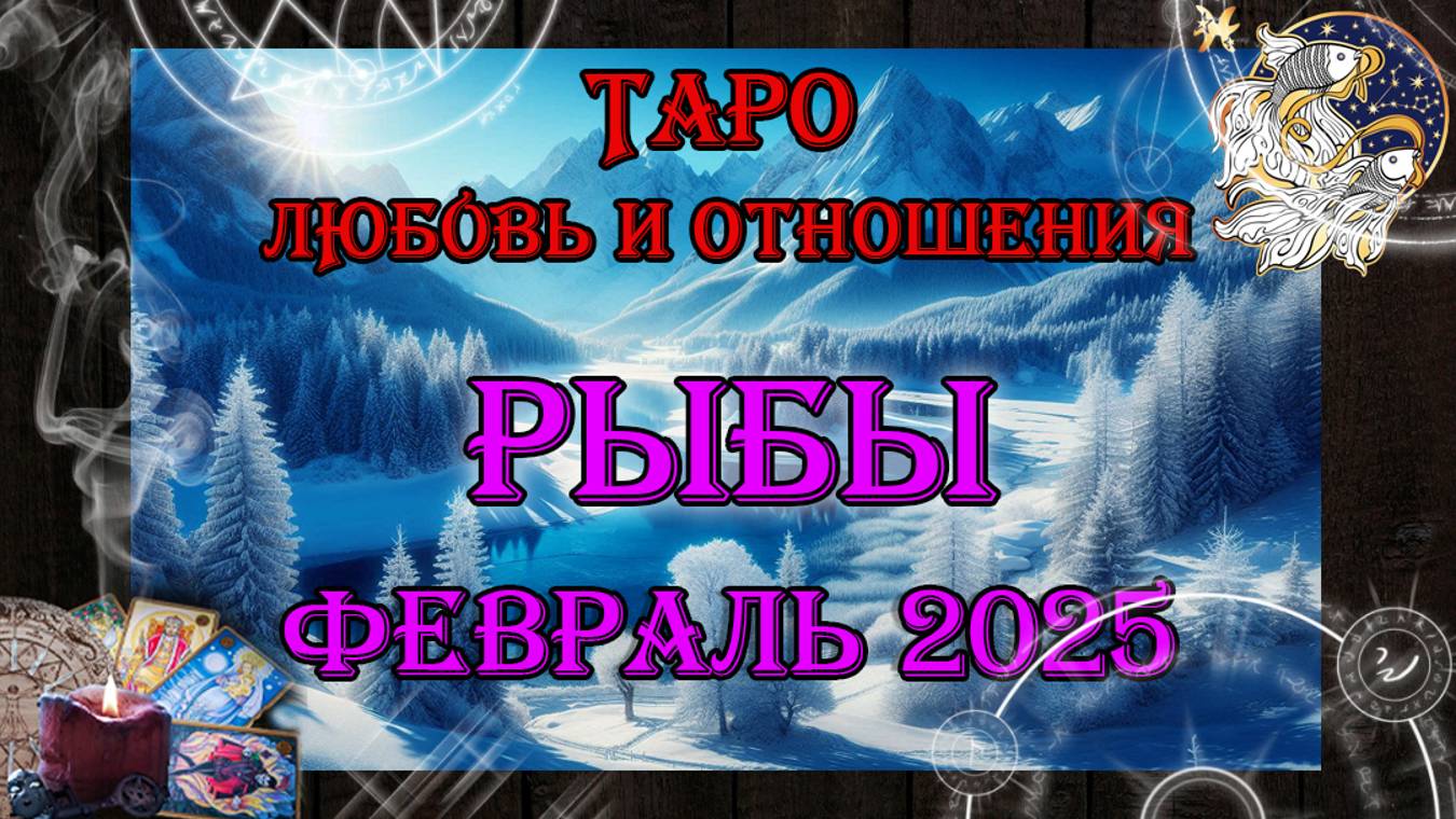 Таро-прогноз РЫБЫ ♓ | Любовь и Отношения 💖 | ФЕВРАЛЬ 2025 год