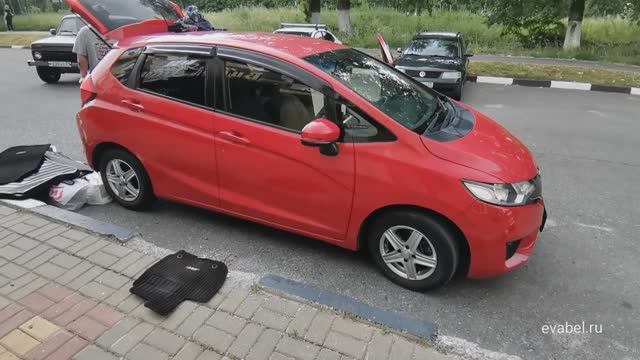 Honda Fit 3 поколение eva коврики в салон и багажник нестандарт evabel.ru 8800-222-48-45