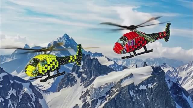 Поделки из бисера на 23 февраля / Вертолёт из бисера / Самолёт из бисера / Танк из бисера/