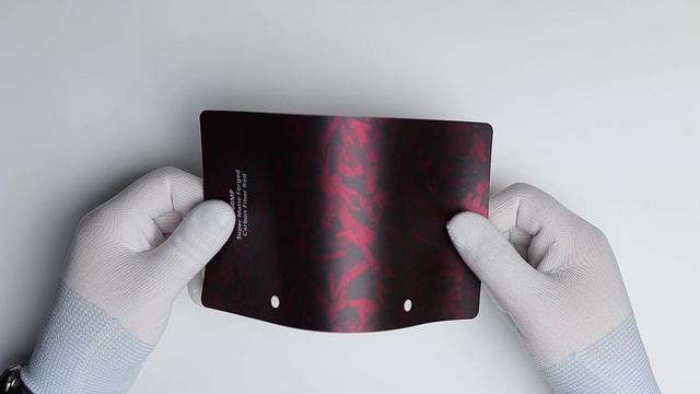 FFB0MP — IRISTEK Super Matte Forged Carbon Fiber Red