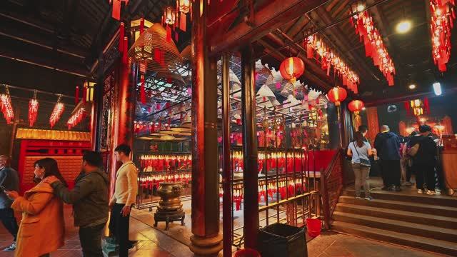 Man Mo Temple & Hollywood Road Park, Hong Kong, China