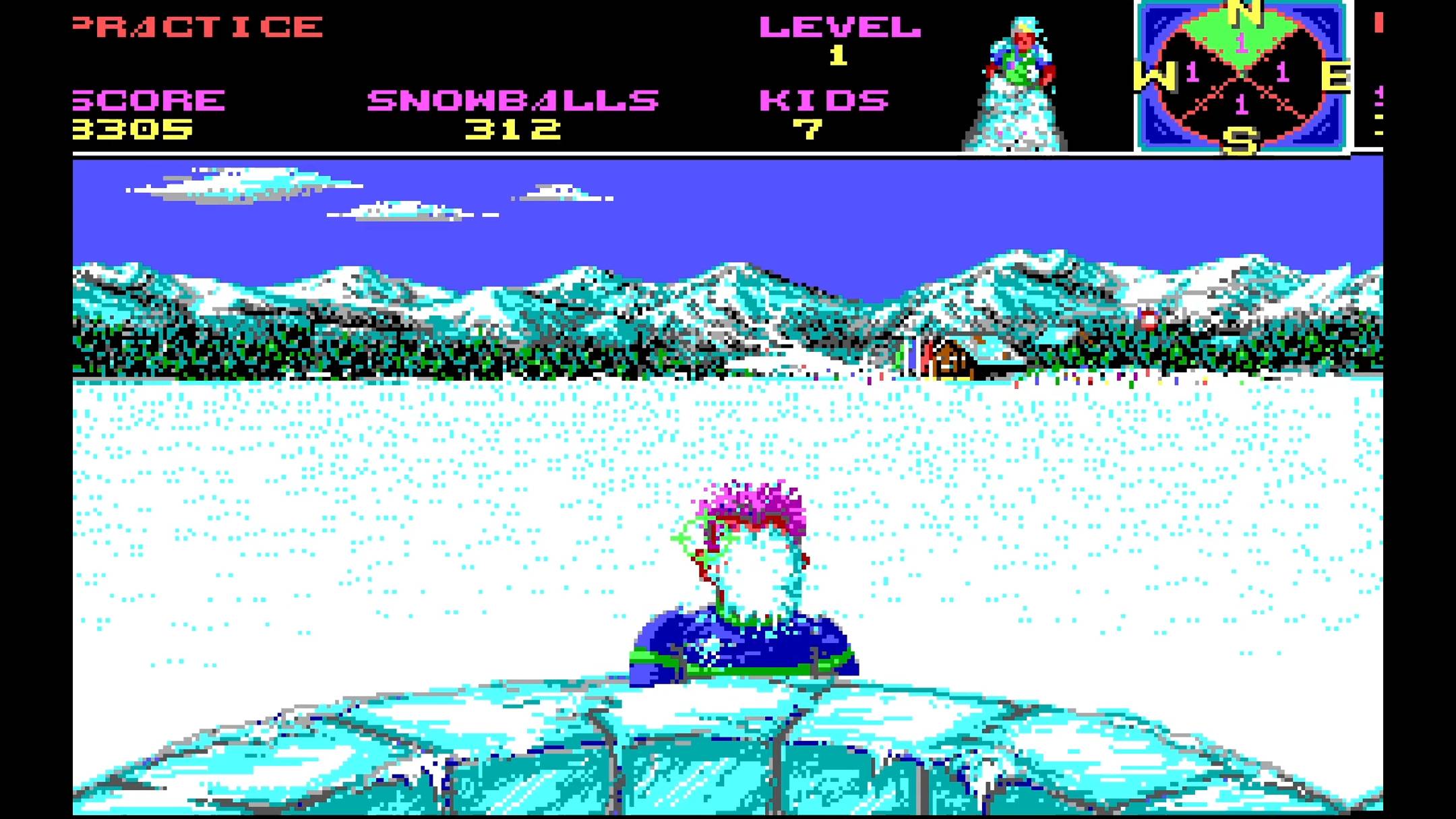 Ski or Die (DOS) 1990