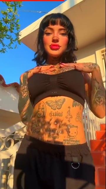 Девушки Татуировки Пирсинг - Tattoo Inked Girl #Панк #Готы #Эмо #Punk #Goth #Emo №  (8)