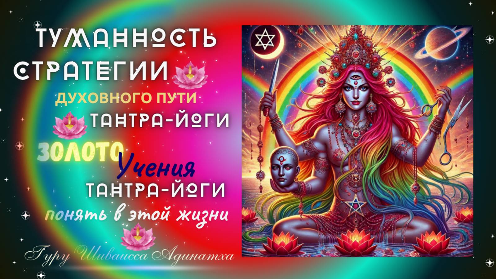 Туманность стратегии духовного пути Тантра-йоги. Золото Учения Тантра-Йоги понять в этой жизни