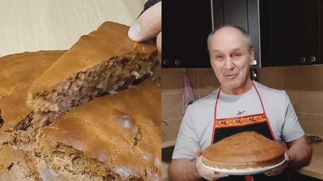 Из просто кекса - дорогой торт! Кекс к чаю с изюминкой!