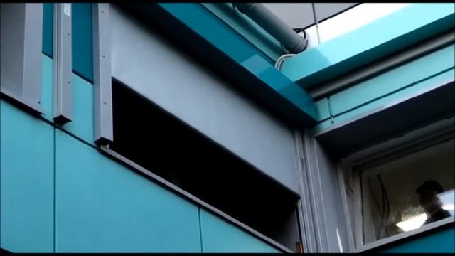 Противопожарные EI60 шторы МВА на окнах здания Стадиона "Гераклион" в Москве