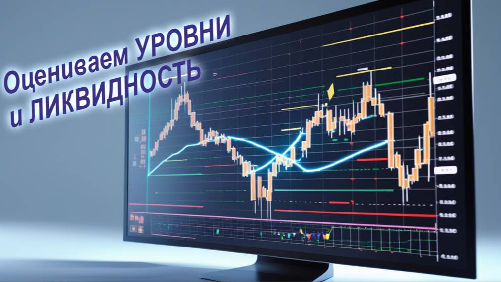 Оцениваем уровни и ликвидность. Перебивка объёма.