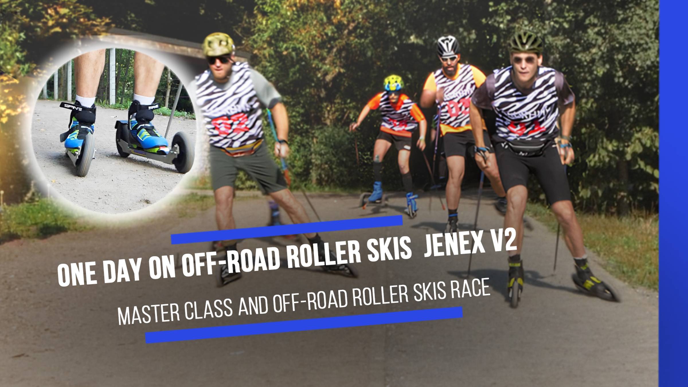 One day on off-road JENEX V2 roller skis. Master-class of Mikhail Devyatyarov Jr., DEVI CLUB
