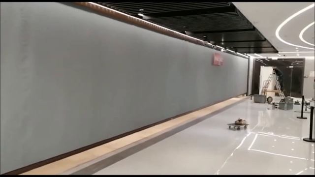 Противопожарная штора МВА EI180 "Премиум", полотно 24 метра без разрывов. В ТЦ Смоленский пассаж