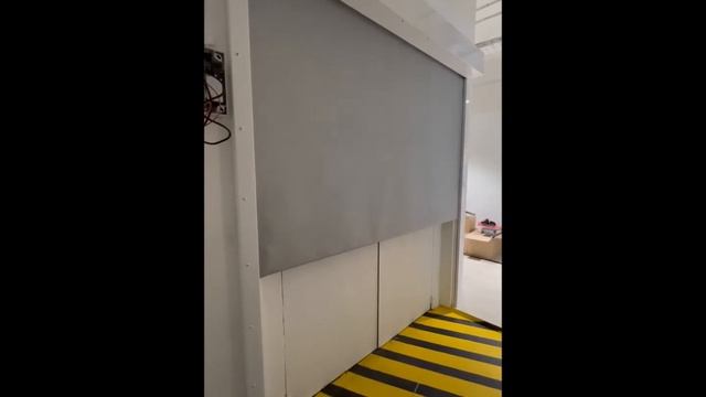 Штора EI60 огнезащитная без орошения МВА для грузового лифта в БЦ Красный Октябрь