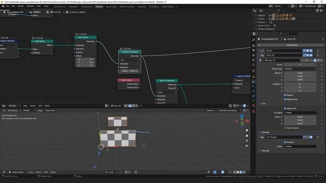 The Array Modifier Blender Geometry Nodes