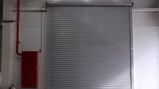 Рулонные ворота из металлического профиля М80 больших размеров МВА