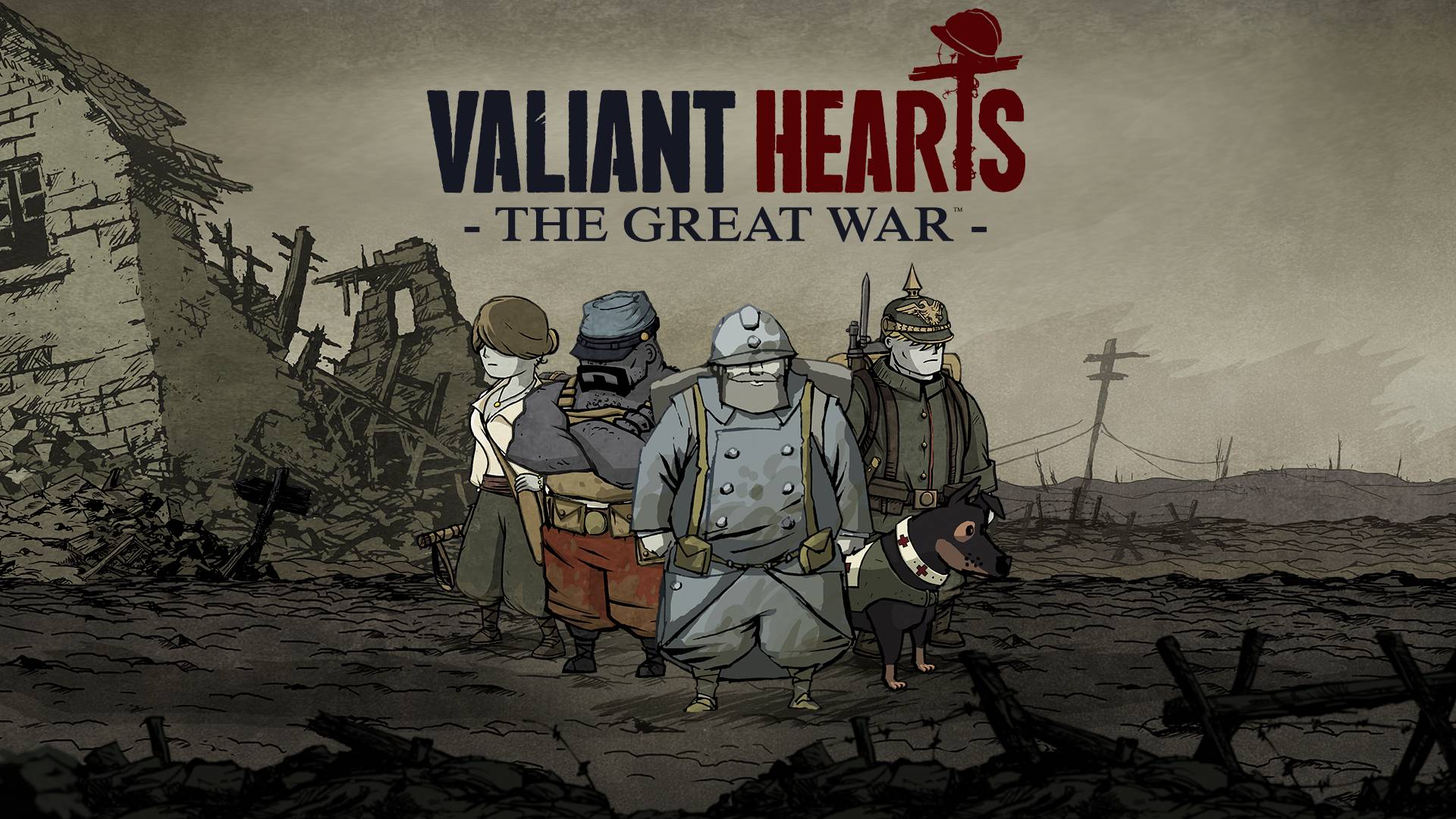Valiant Hearts - The Great War. 1 серия.