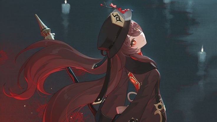 Genshin Impact- кат сцена Праздник морских фонарей Ху Тао