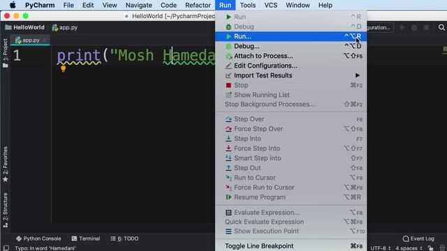 [RUS Машинный Перевод] 3.Your First Python Program — Ваша первая программа на Python