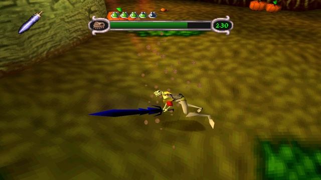 MediEvil (PS1) - тыквенное ущелье - Второй Заход