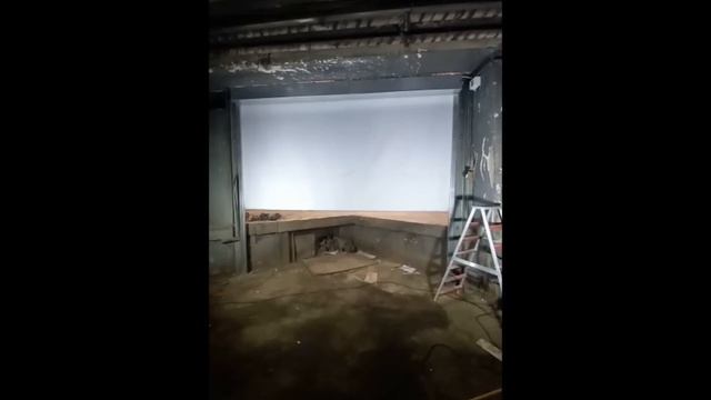 Противопожарные шторы МВА без орошения с огнестойкостью 60 минут EI 60 в зоне разгрузки ТЦ Валдай