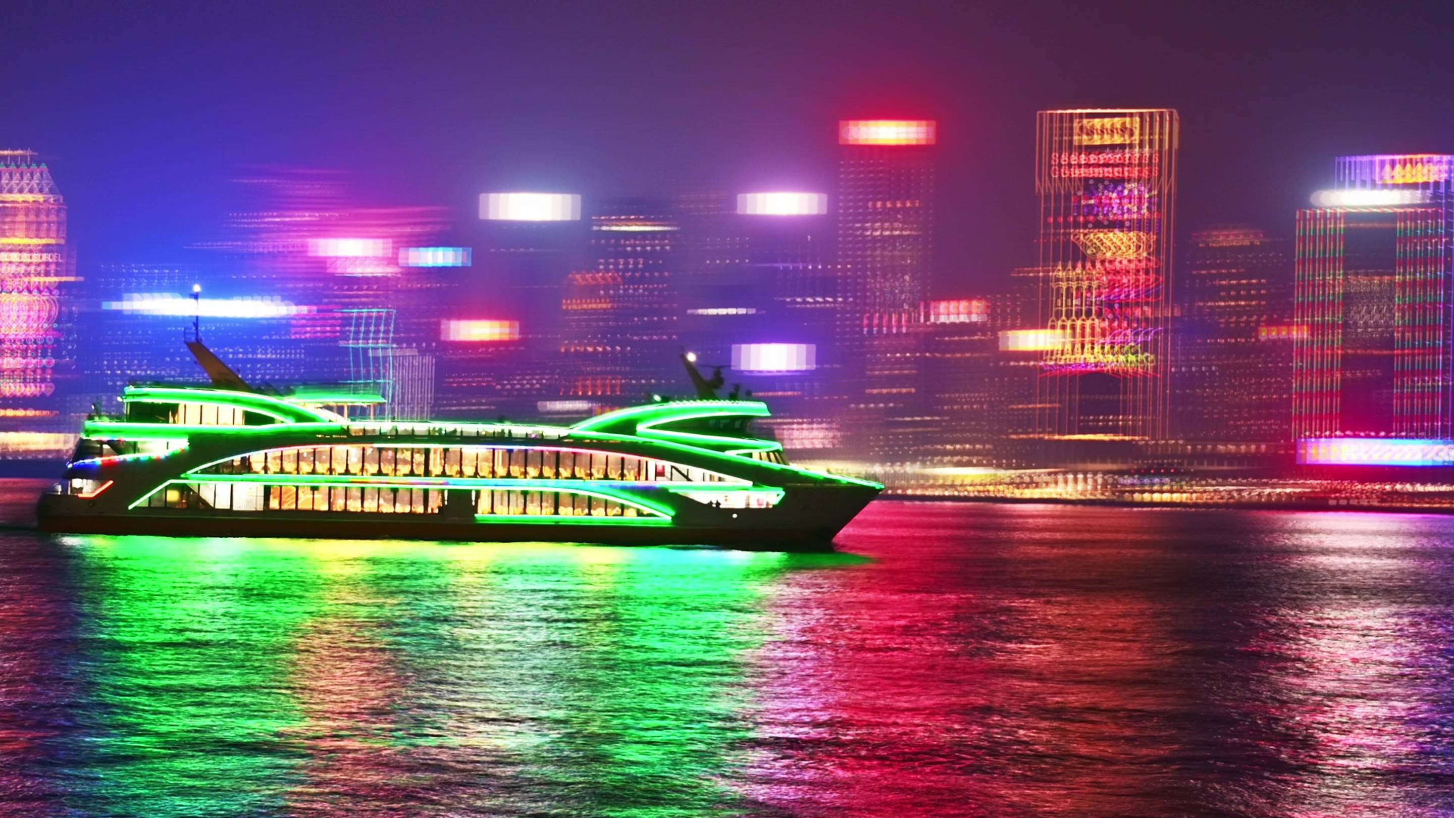 Hong Kong Vs Macau - Timelapse, China