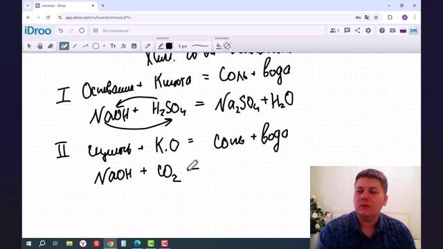 Химические свойства оснований. Химия 8 класс.