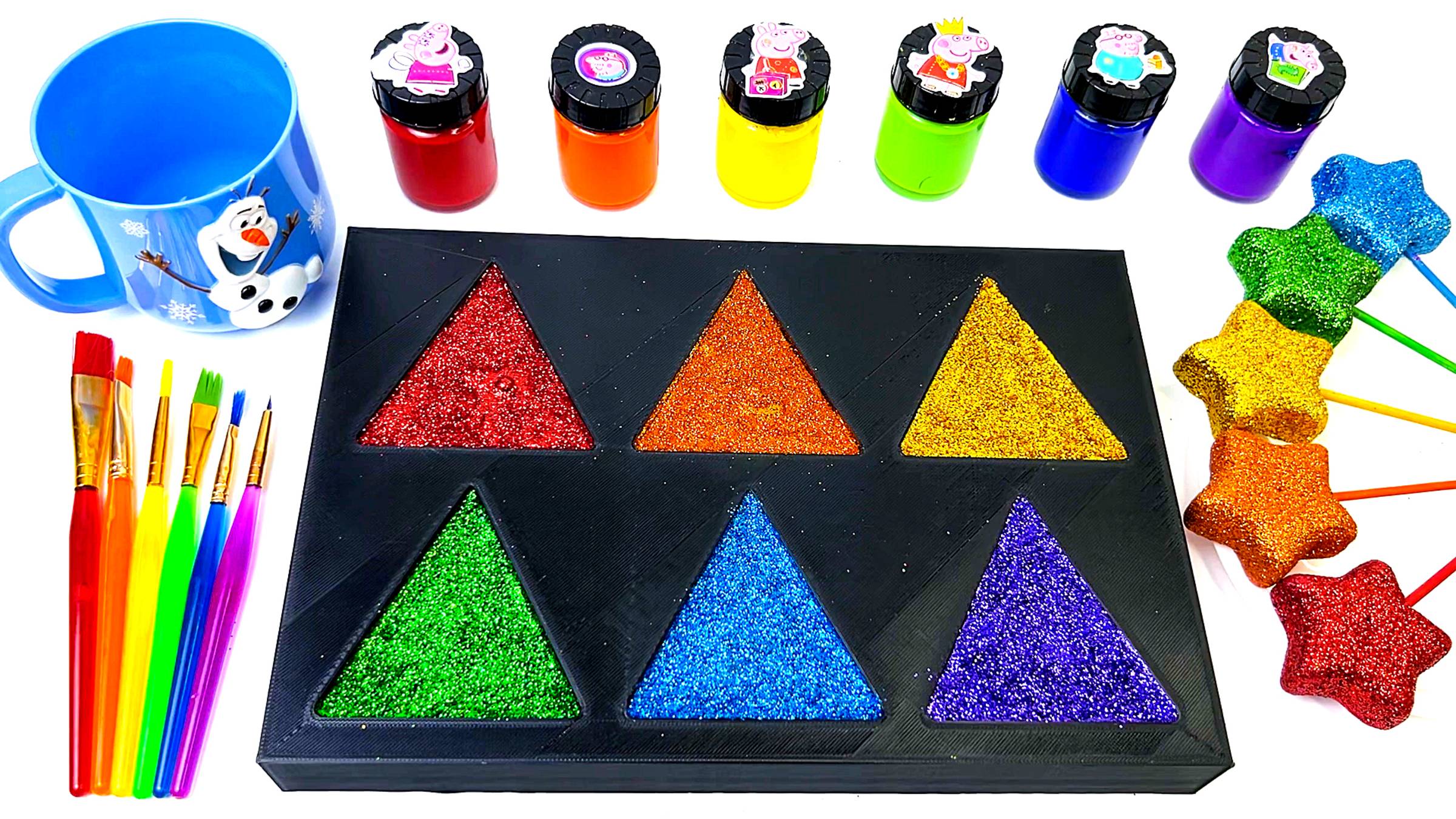 Для малышей мультики АСМР. Разноцветные слаймы. Забавные игрушки. Фокусы. Волшебство