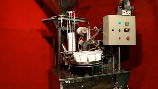 ДОЗИРОВОЧНО УПАКОВОЧНЫЙ АВТОМАТ ФАСОВКИ В СТАКАН С ЗАПАЙКОЙ ПЛЁНКОЙ