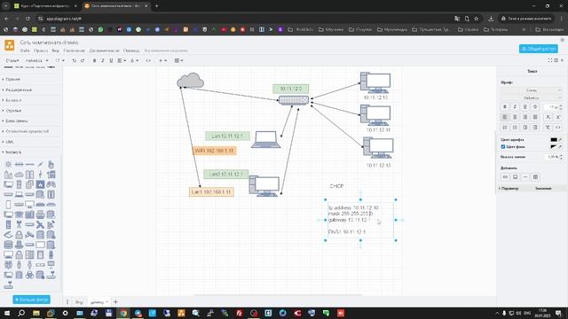2.1. Настройка сетевой инфраструктуры площадки