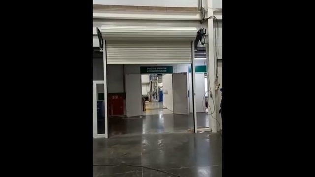 Рулонные ворота противопожарные EI60 FireTechnics на заводе "Изолятор" по ФЗ №123