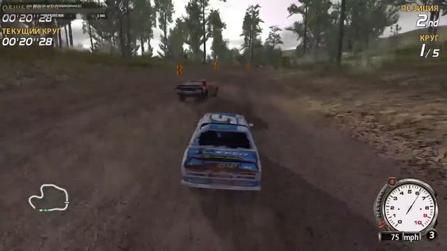 FlatOut - Гонки на выживание. Первый этап - Бронза )) - (видео с моего ютуба)